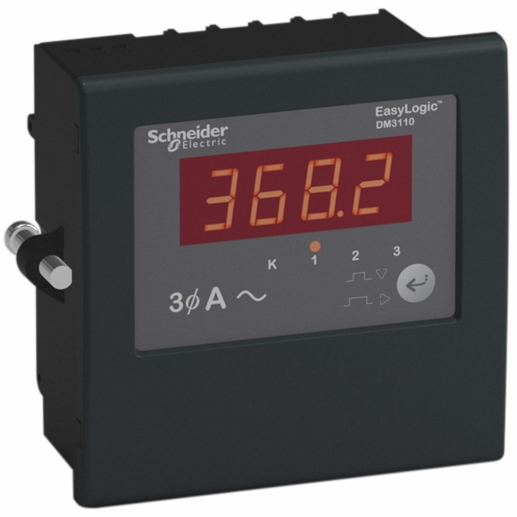 METSEDM3110 EasyLogic - Digital Panel Meter DM3000 - Ampermeter - three ...