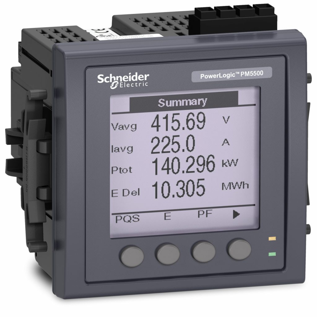 METSEPM5560 PM5560 Meter, 2 ethernet, up to 63th H, 1,1M 4DI/2DO 52 ...